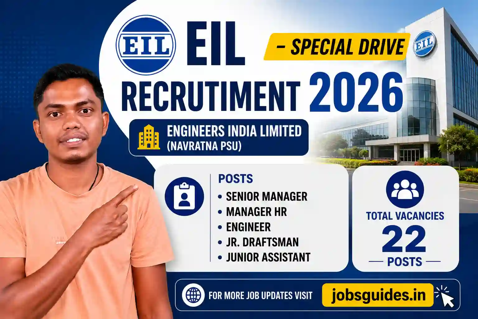 EIL Recruitment 2026 – Apply Online for 22 Engineer, Manager & Junior ...